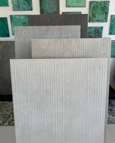 Płytka ścienna strukturalna, kamień, Impronta Limestone Dark Riga